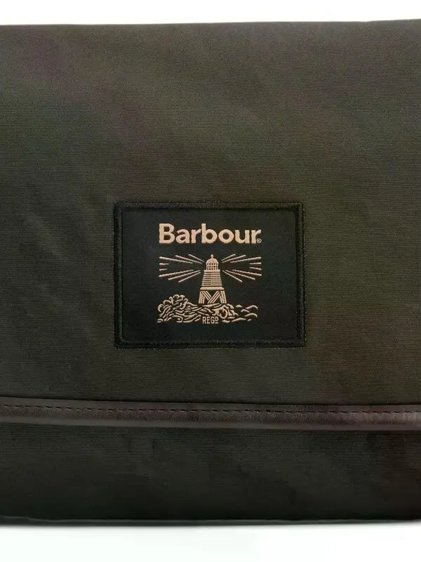 Barbour Waxed Hanging Washbag