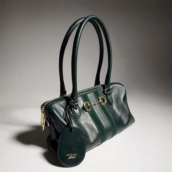 Gucci Borsetto Medium Boston Bag Leather