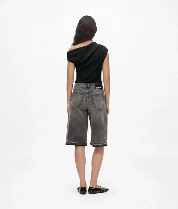 Karl Lagerfeld Relaxed Denim Shorts