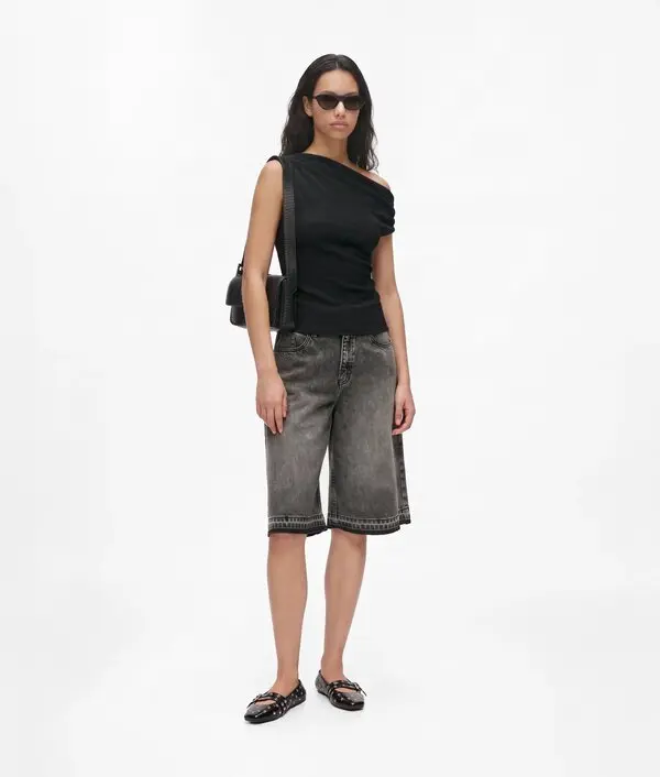 Karl Lagerfeld Relaxed Denim Shorts