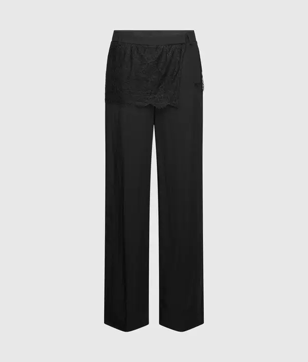 Karl Lagerfeld Lace-layered Pants