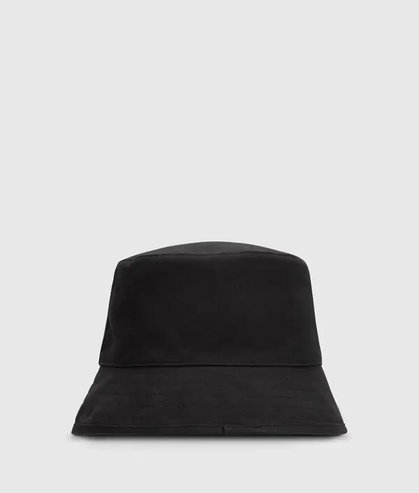 Karl Lagerfeld Ikon Reversible Checked Bucket Hat