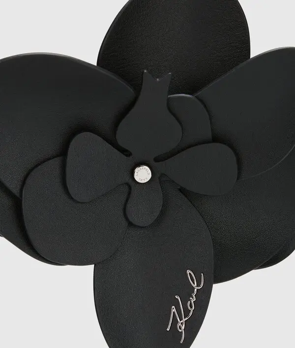 Karl Lagerfeld K/signature Flower Tie Belt
