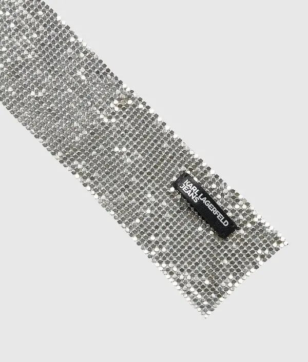 Karl Lagerfeld Skinny Chainmail Scarf