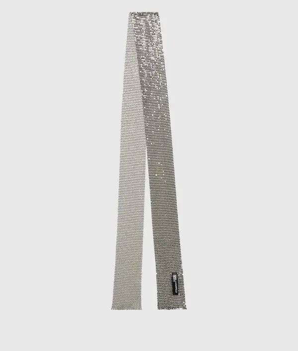 Karl Lagerfeld Skinny Chainmail Scarf