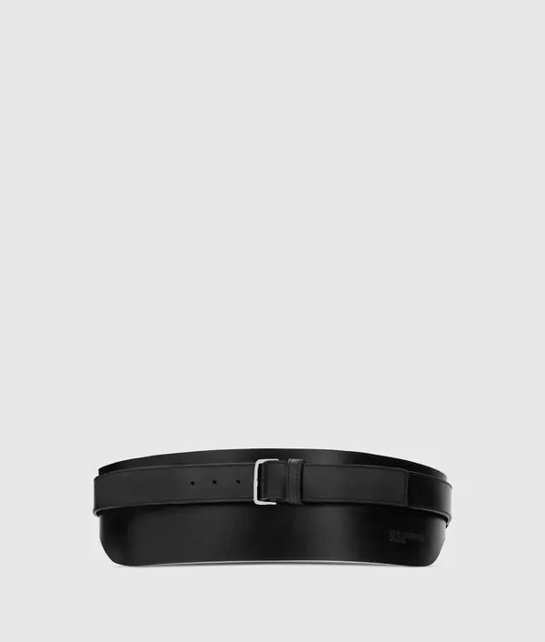 Karl Lagerfeld Layered Leather Belt