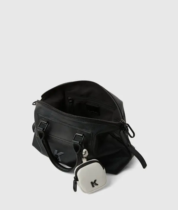 Karl Lagerfeld Cord Charm Top Handle Bag