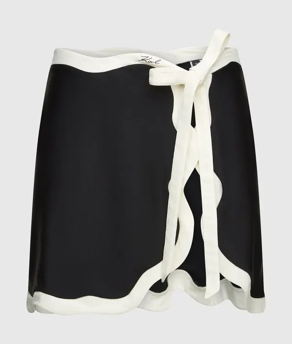 Karl Lagerfeld Signature Scallop Pareo