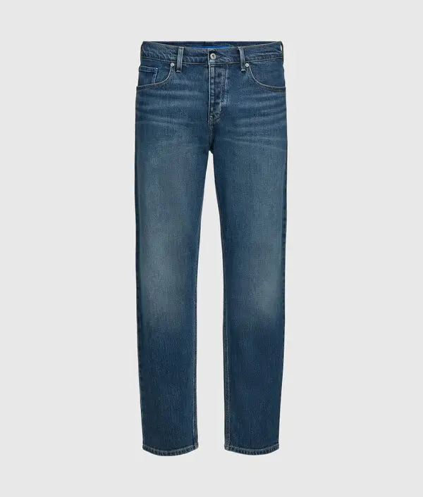 Karl Lagerfeld Washed Blue Tapered Jeans