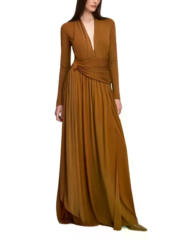 Cinq À Sept Zaviana Knotted-waist Dress