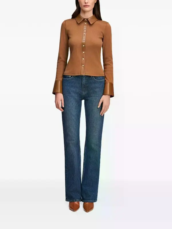 Cinq À Sept Magali Panelled Shirt - Brown