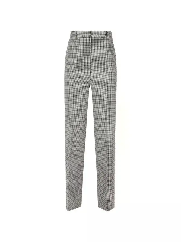 Ports 1961 Check-pattern Wool Trousers - Neutrals