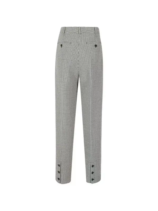 Ports 1961 Check-pattern Wool Trousers