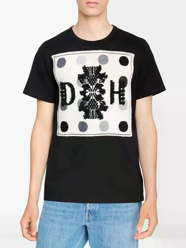 BARRIE X Damien Hirst The Spots Logo-patch T-shirt