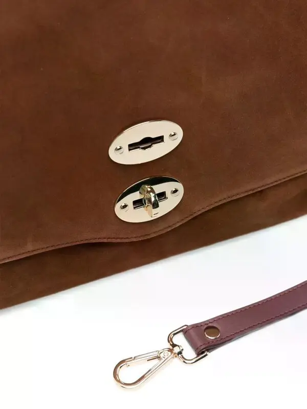 ZANELLATO M Postina Stud-embellished Leather Shoulder Bag