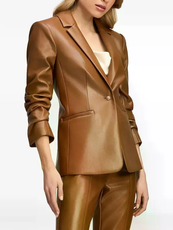 Cinq À Sept Kylie Ruched-sleeve Jacket