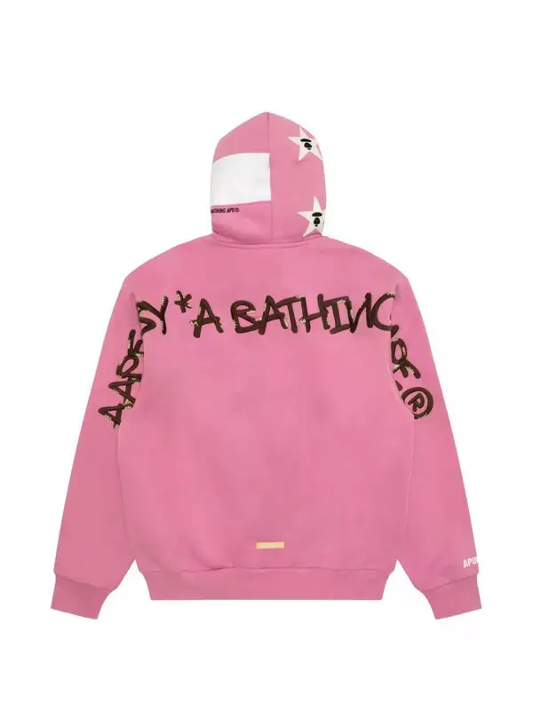 AAPE BY *A BATHING APE Moonface Embroidered Hoodie