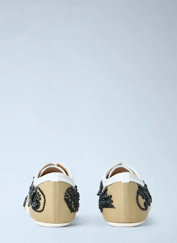 Dries Van Noten Embroidered Lace-up Sneakers