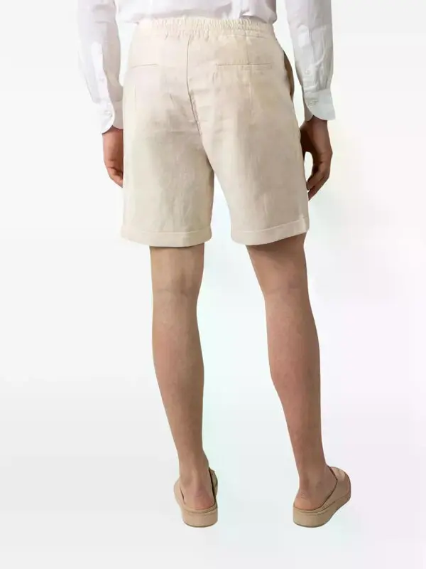 AURELIEN Drawstring Pleated Shorts