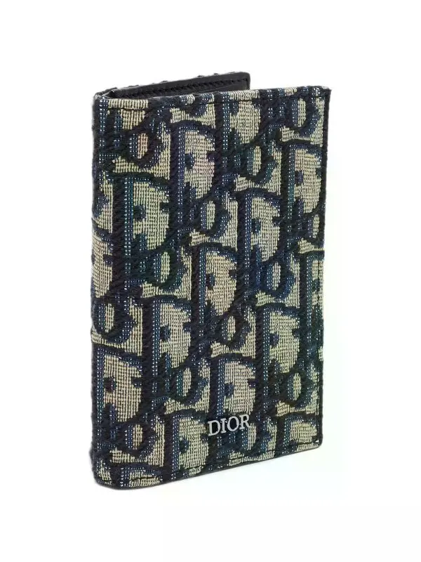 Dior 2024 Oblique Canvas Bifold Card Holder