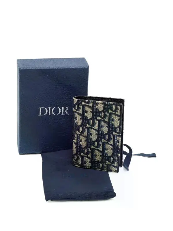 Dior 2024 Oblique Canvas Bifold Card Holder