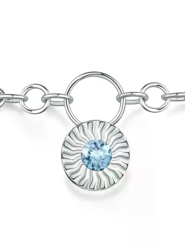 ANTY Aura Topaze-pendant Bracelet - Silver