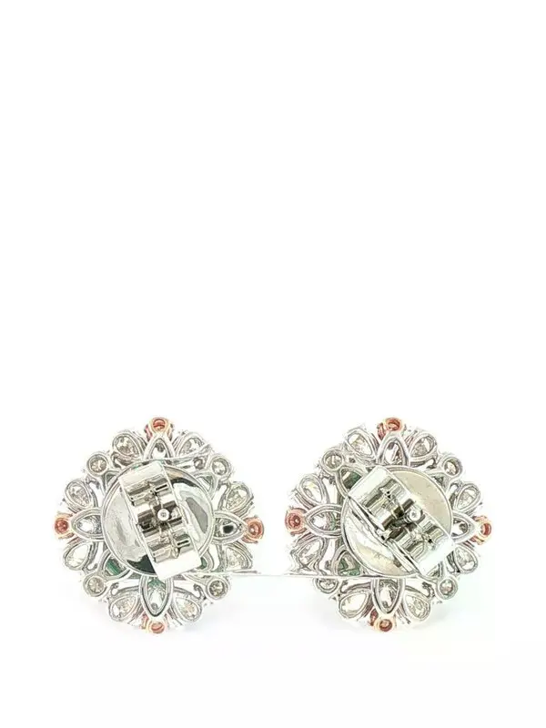 HYT JEWELRY Emerald And Diamond Earrings