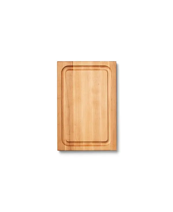 JOHN BOOS & CO. Bbqbd Series Bbq Cutting Board With Juice Groove, 18l X 12w - Maple