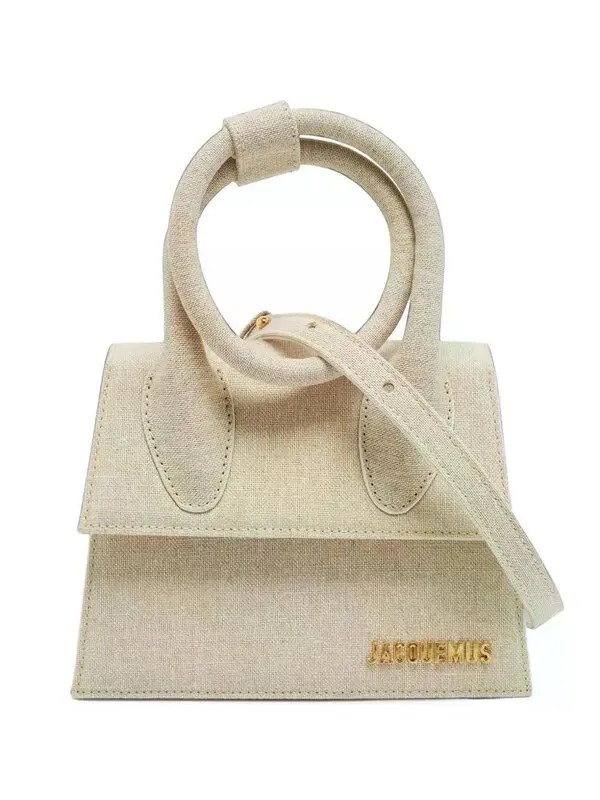 Jacquemus Le Chiquito Noeud Top Handle Bag - Neutrals