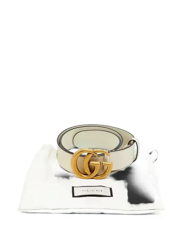 Gucci Gg Marmont Belt - Neutrals