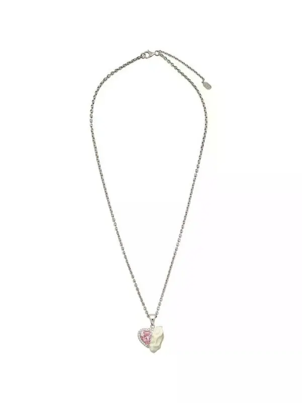 Tal Maslavi Enamel Heart-pendant Necklace