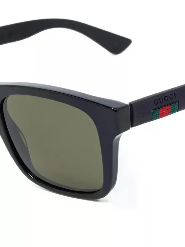 Gucci Web Wayfarer Sunglasses