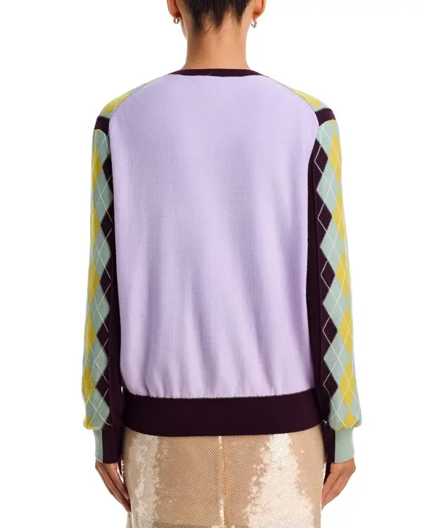 ZANKOV Merino Wool Crewneck Cardigan
