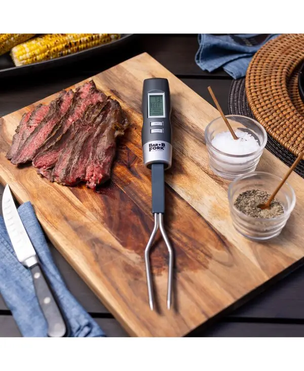 MAVERICK Barbfork Digital Grilling Fork Thermometer, 13.6 L