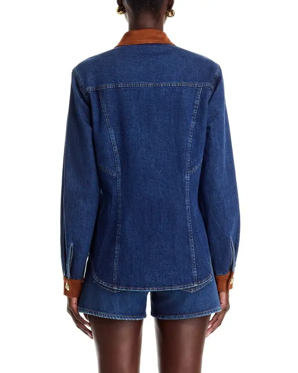 DOLCE CABO Faux Suede Trim Jacket