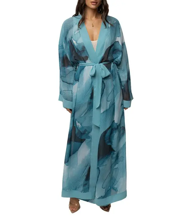 JLUXLABEL Abstract Alissa Printed Duster