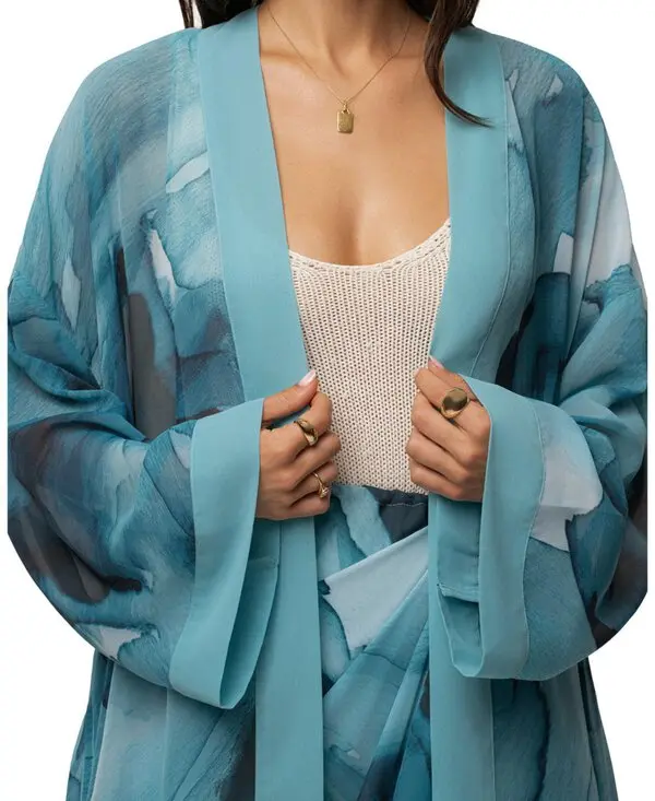 JLUXLABEL Abstract Alissa Printed Duster
