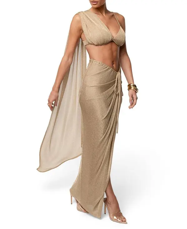 JLUXLABEL Nocturne Draped Top
