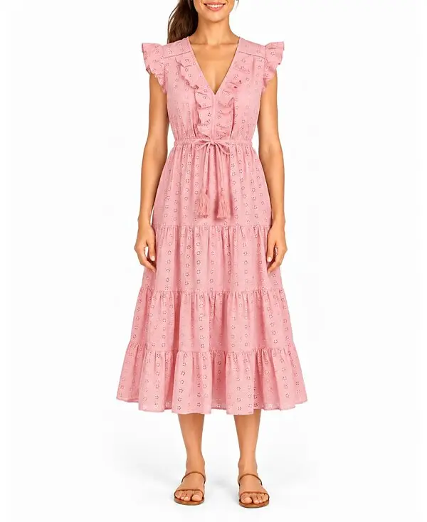 MER ST. BARTH Giselle Maxi Dress - Pink
