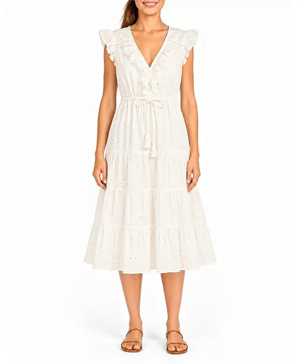MER ST. BARTH Giselle Maxi Dress - White