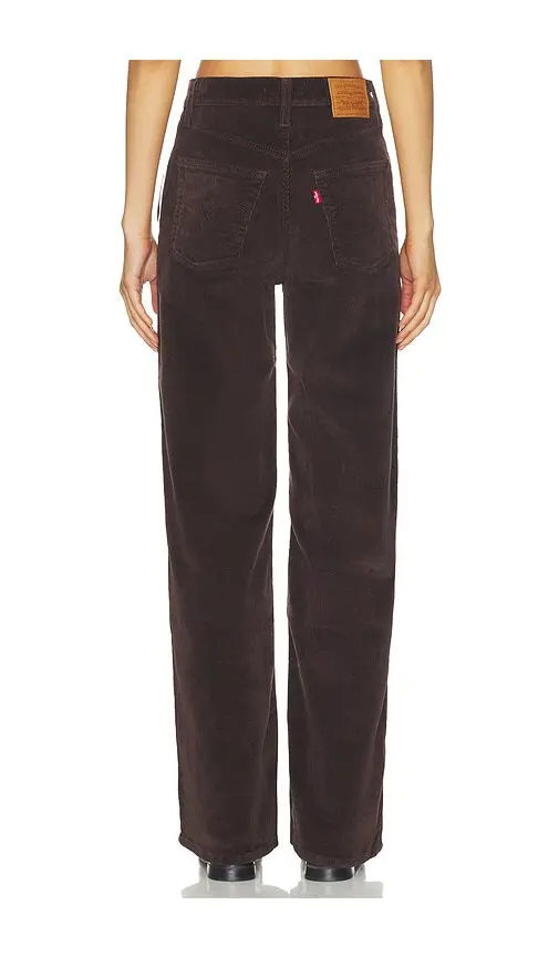 LEVI'S Ribcage Wide Leg Jeans In Brown