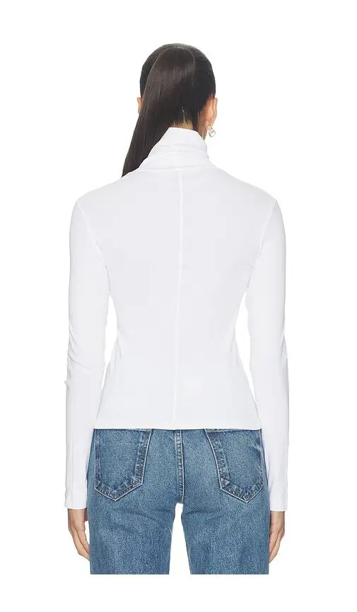 Enza Costa Supima Cotton New Classic Longsleeve Turtleneck