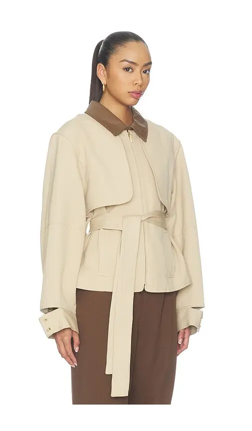 Cult Gaia Amyra Jacket In Neutral