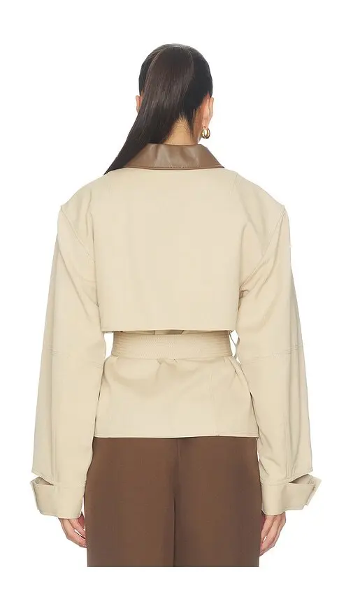 Cult Gaia Amyra Jacket In Neutral