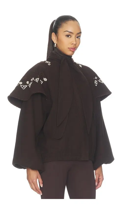 SIEDRES Dune Jacket In Chocolate