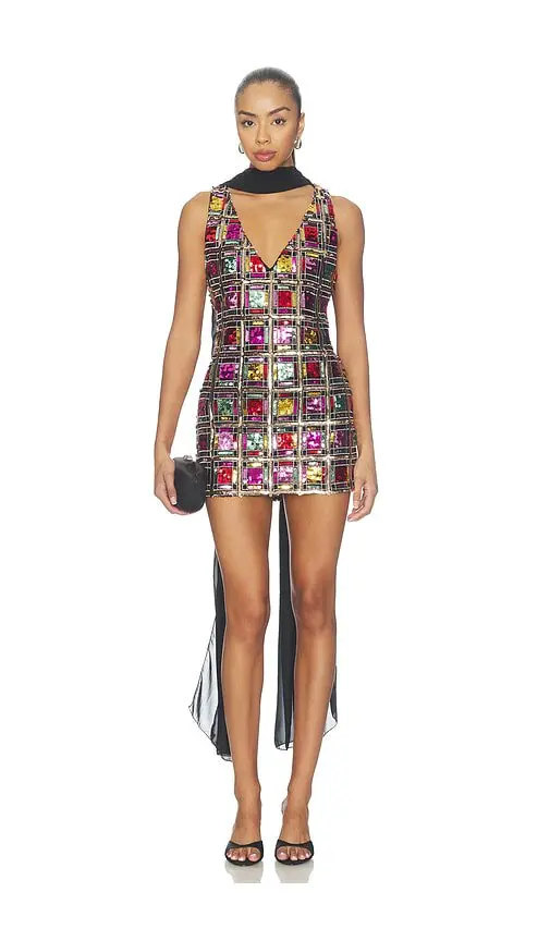 Show Me Your Mumu Carlyle Mini Dress In Pink
