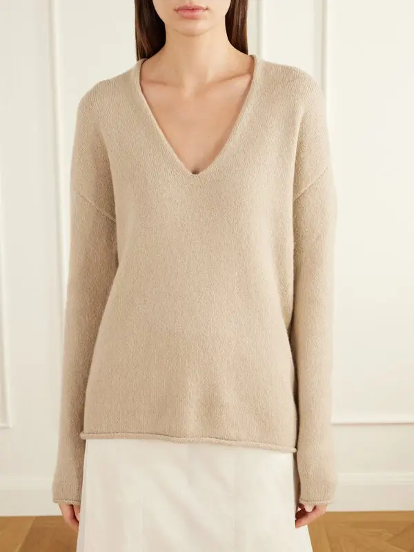 LAUREN MANOOGIAN Alpaca And Cashmere-blend Sweater