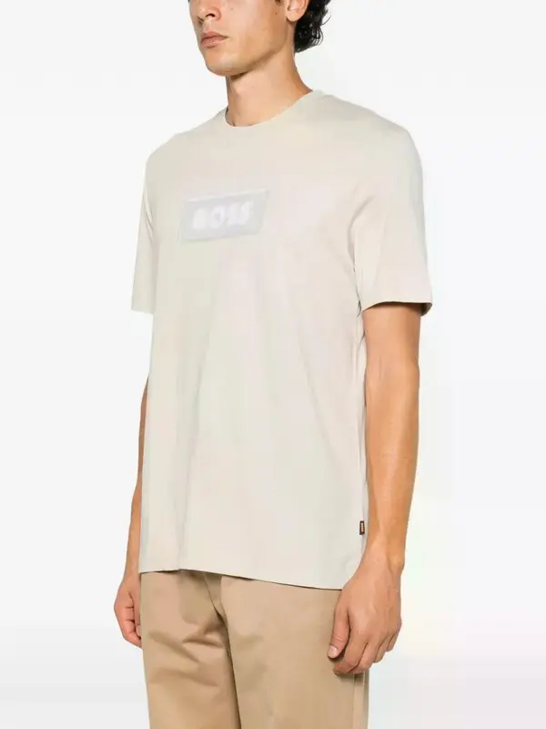 BOSS Logo-print Crew-neck T-shirt