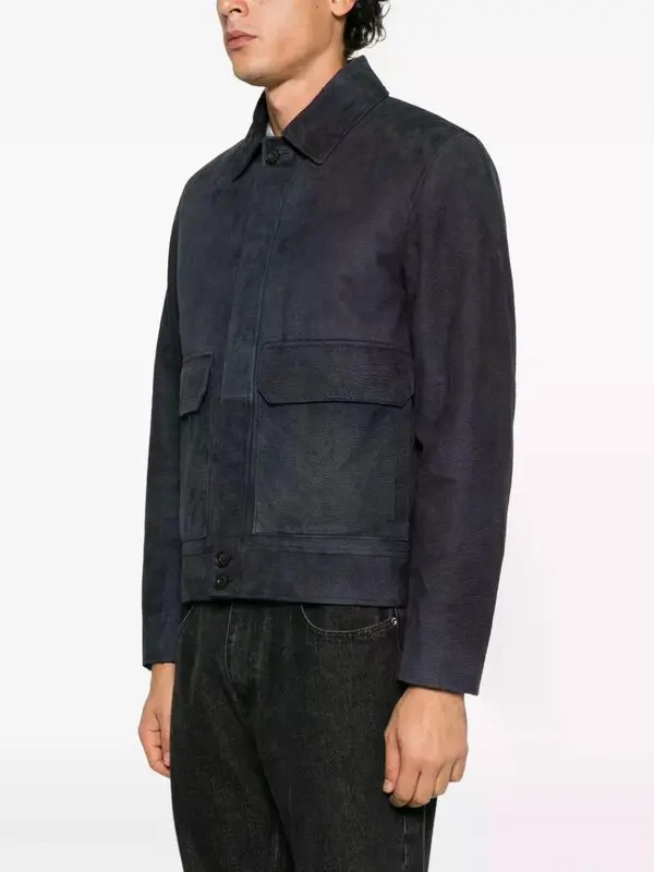 Corneliani Suede Panelled Jacket