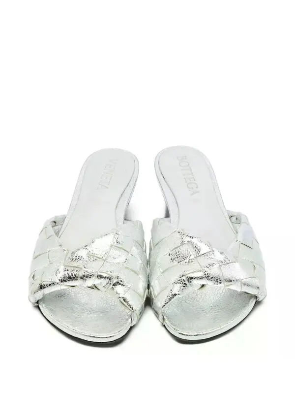 Bottega Veneta Blink Intrecciato Leather Sandals